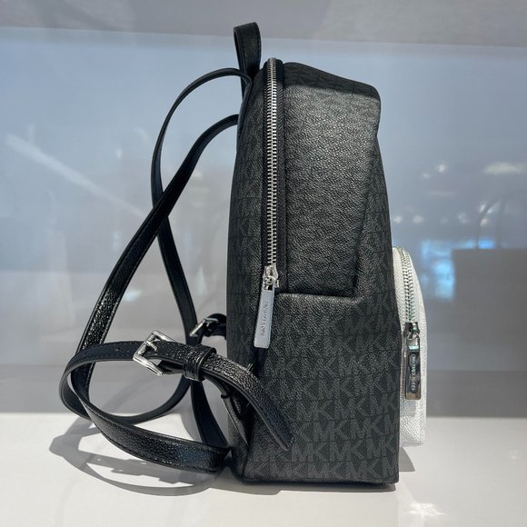 Michael Kors | Bags | Michael Kors M Backpack Mk Black Multi | Poshmark